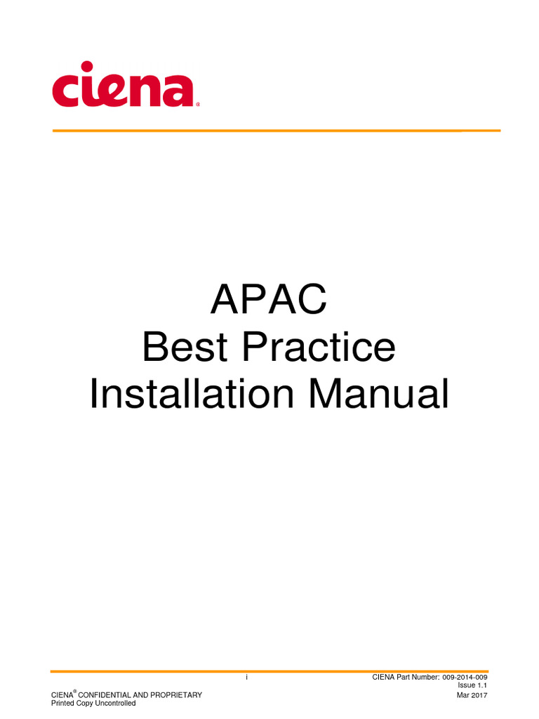 009-2014-009 APAC Best Practice Installation Manual Issue 1.1 | PDF ...