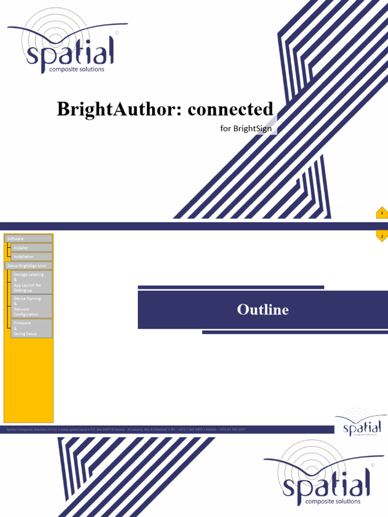 Brightauthor Connected | PDF | Installation (Computer Programs) | Computer Network