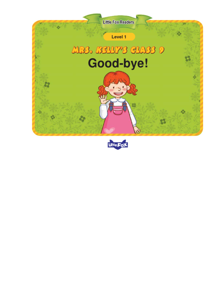 lv01-009_Mrs. Kelly's Class 9_Good-bye! | PDF