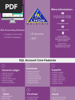 SQL Account User Manual Guide | PDF | Debits And Credits | Invoice