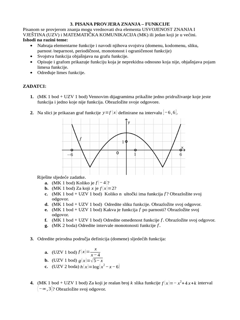 Ponavljanje Za 3 Ispit 4aHTT | PDF