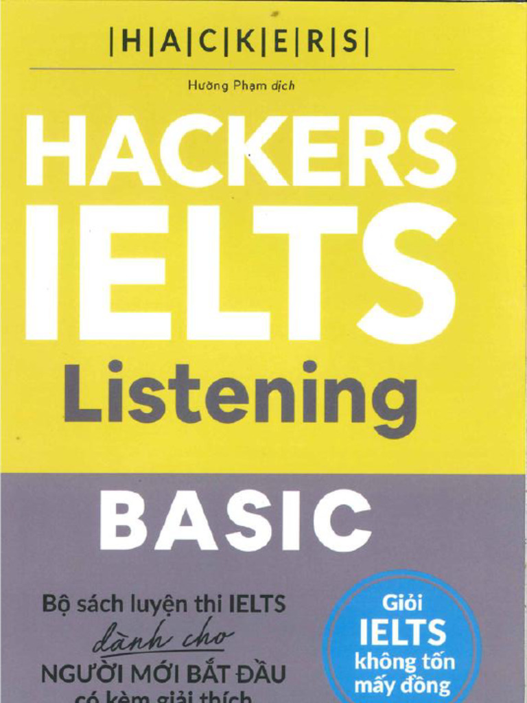 Hackers IELTS Basic- Listening | PDF