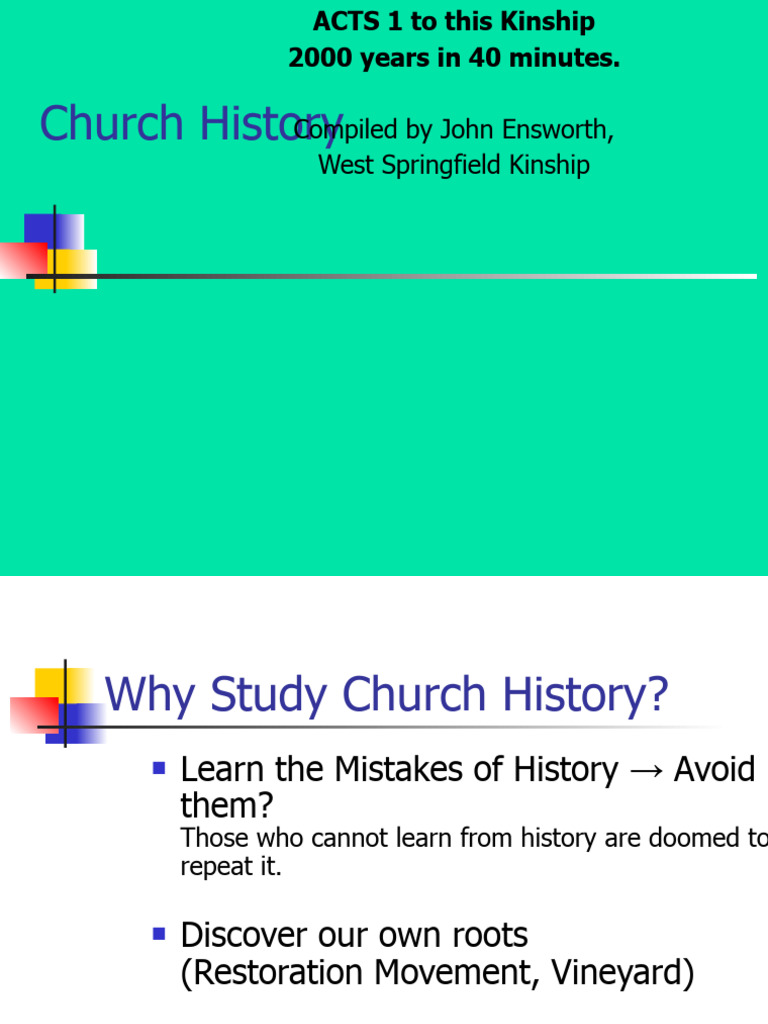 Early Church History | PDF | Pentecostalism | Christian Denomination