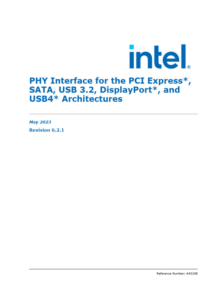 phy-interface-pci-express-sata-usb31-architectures-PIPE_Rev6_2_1 | Download Free PDF | Input ...
