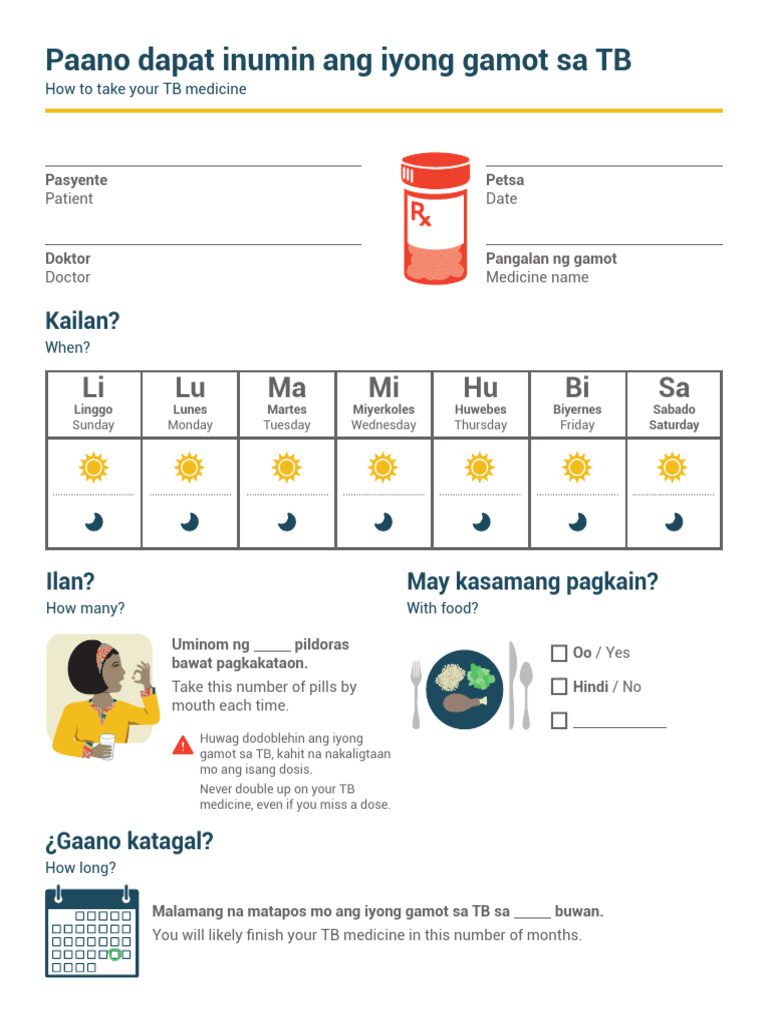 Ltbi Medicine Instructions Tagalog | PDF