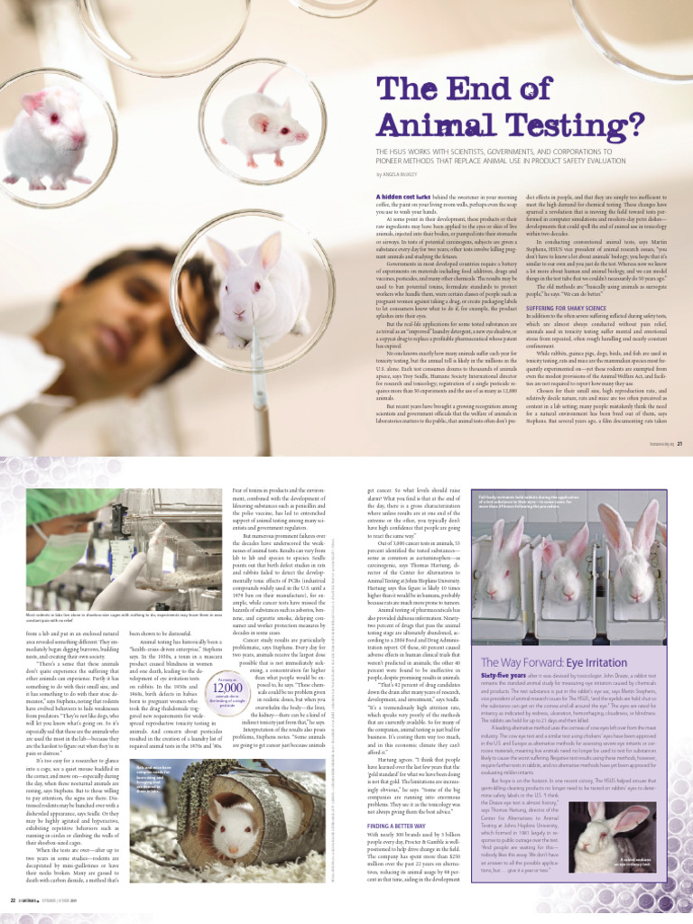 End Animal Testing | Download Free PDF | Animal Testing