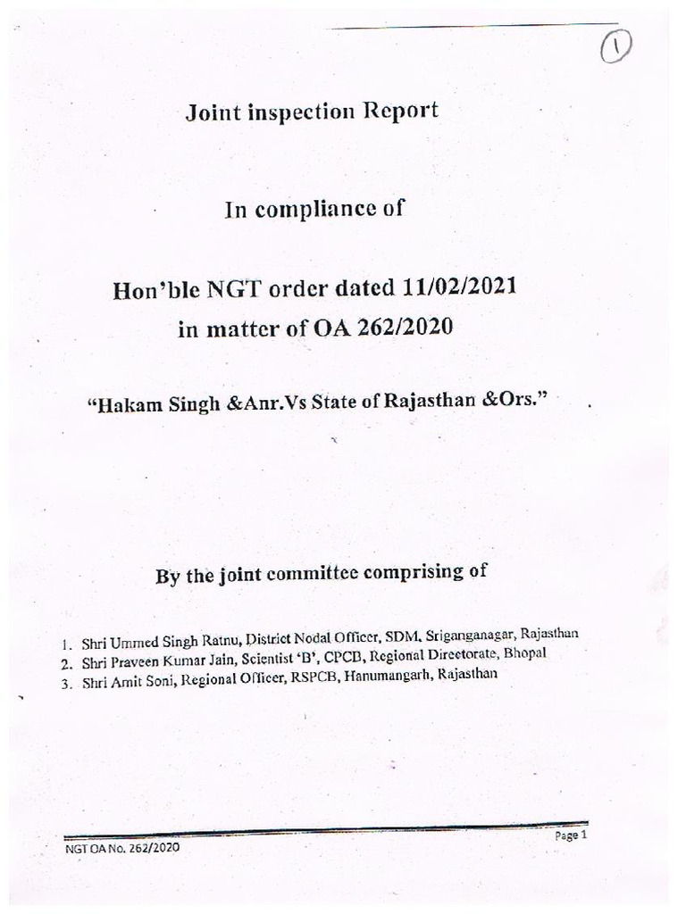 Shri Ganga Nagar Brick Killns | PDF