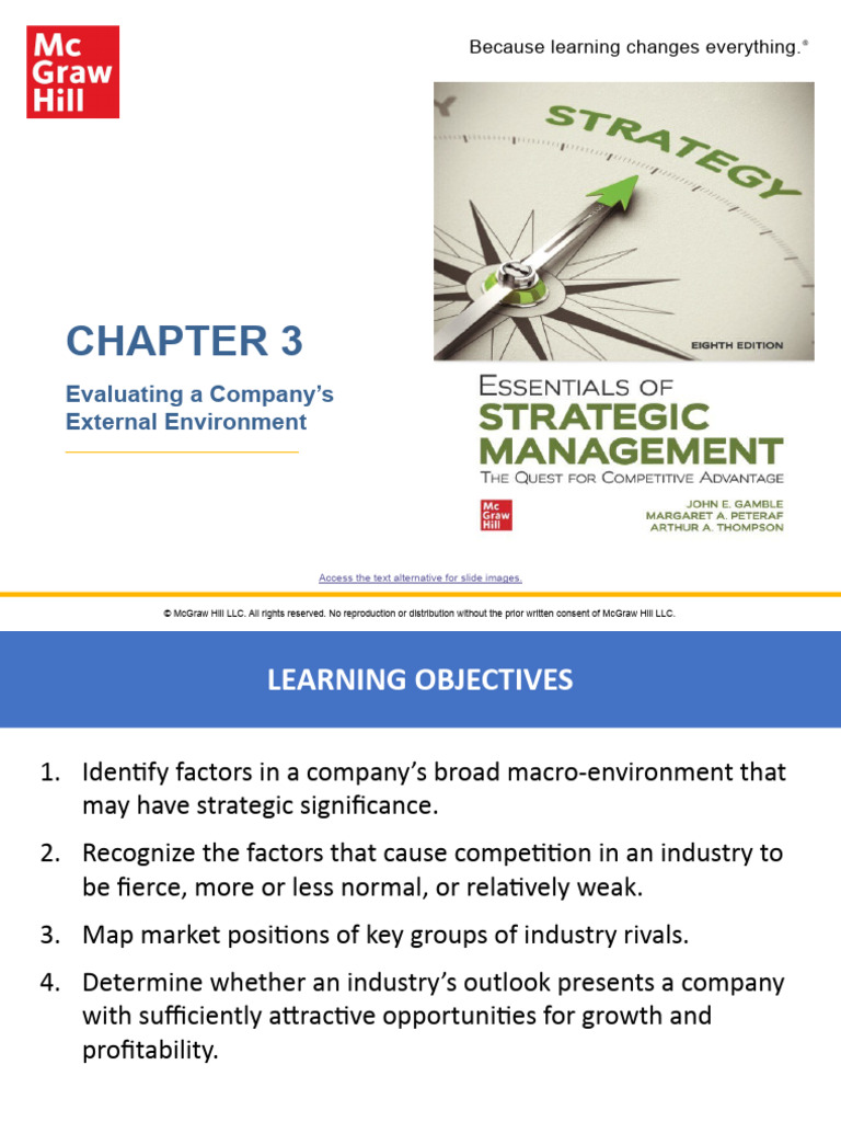 Gamble 8e Ch03 PPT ACCESS | PDF | Strategic Management | Innovation