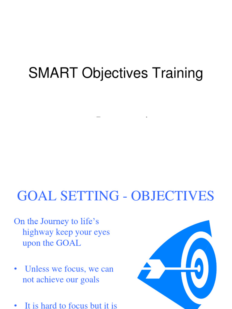SMART Objectives | PDF | Goal Setting | Cognitive Science