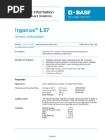 Irganox L57 | PDF | Motor Oil | Legal Liability