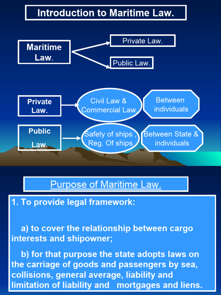 Maritime Law Intro | PDF | Admiralty Law | Justice