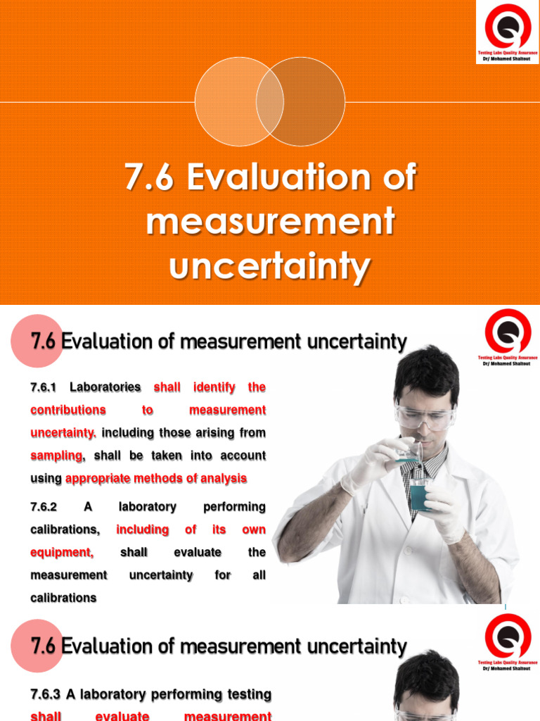 Chemical Analysis Uncertainty | PDF | Measurement | Observational Error