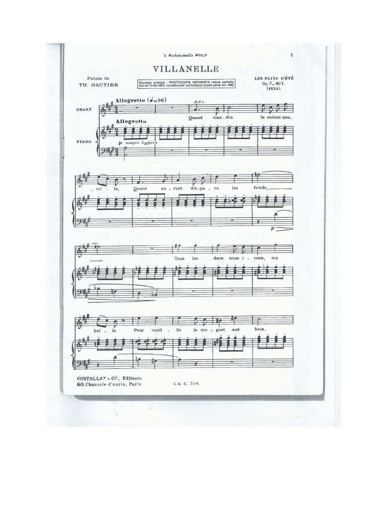 Villanelle | PDF