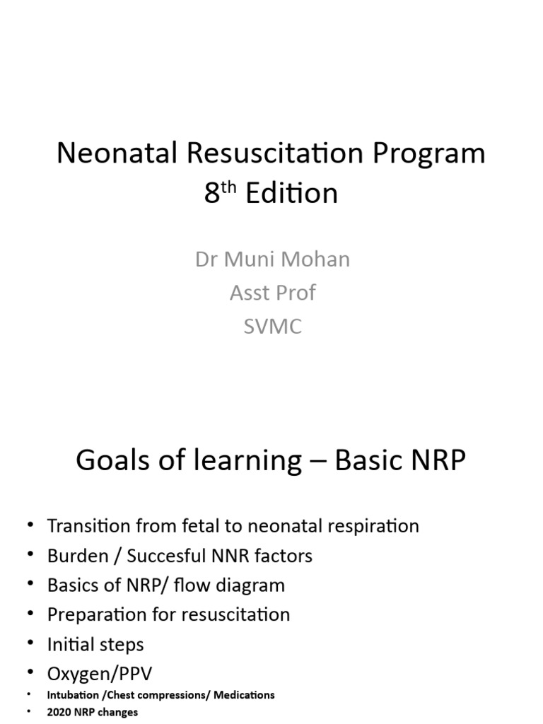 NRP 6-2-24 | PDF | Cardiopulmonary Resuscitation | Breathing