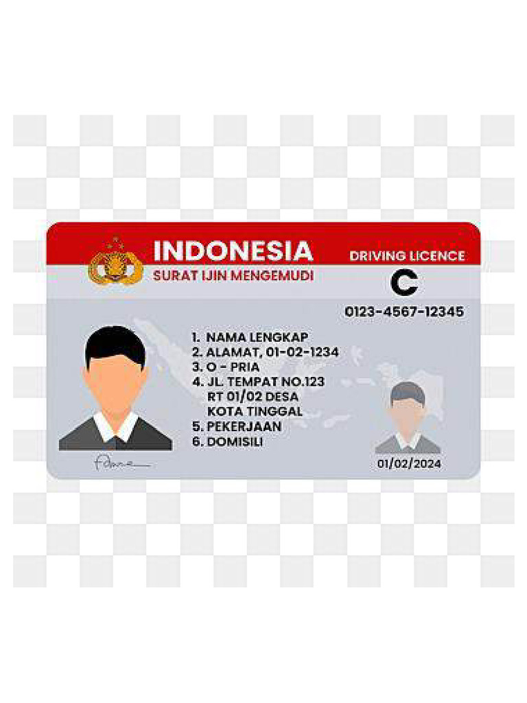 Pngtree Vector of Sim C Indonesian Driving License PNG Image 4619865 ...