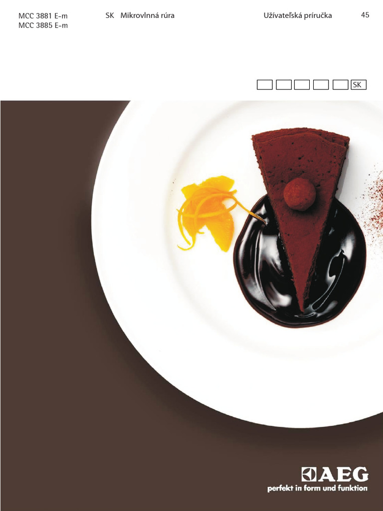 Aeg Mcc3885e-M Microwave | PDF