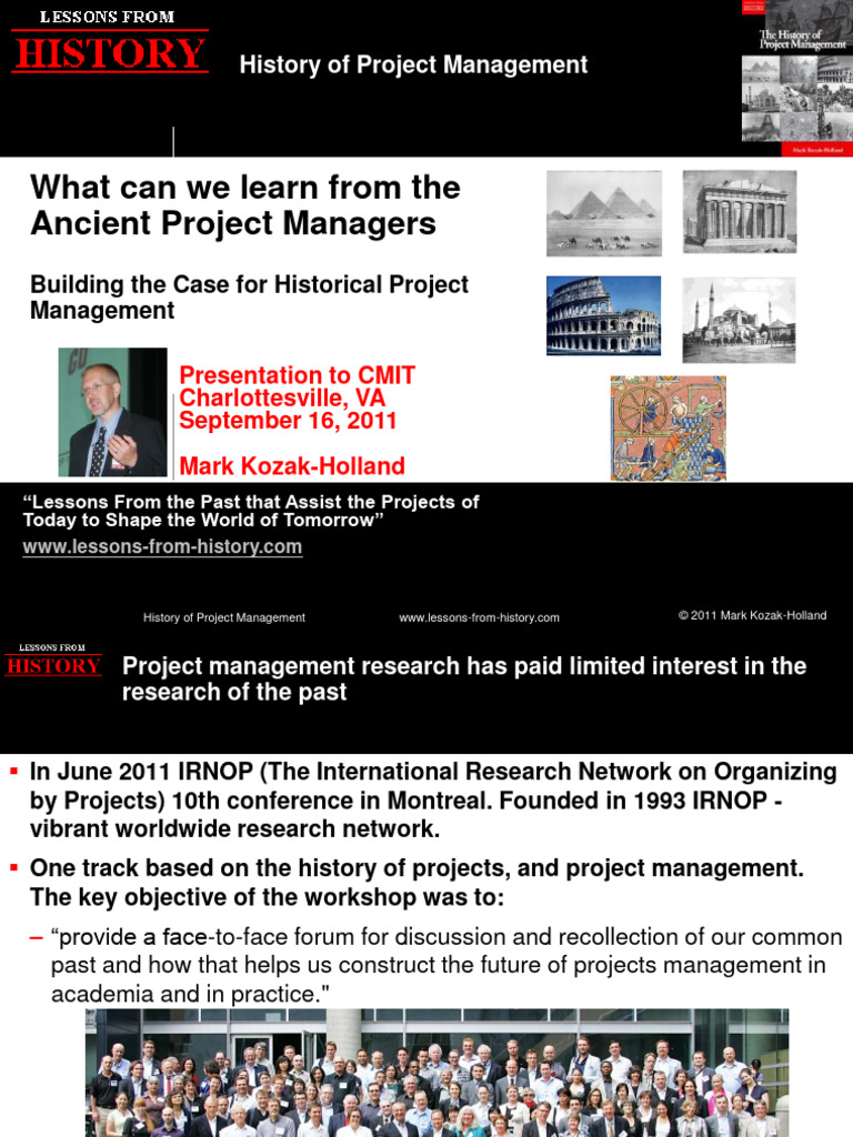 The History of Project Management (PDFDrive) | PDF | Project Management
