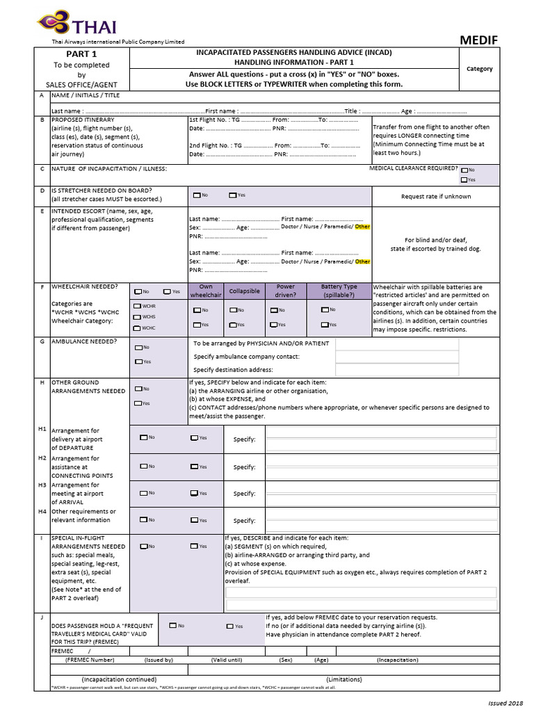 Medif Form 2018 | Download Free PDF | Coma | Physician
