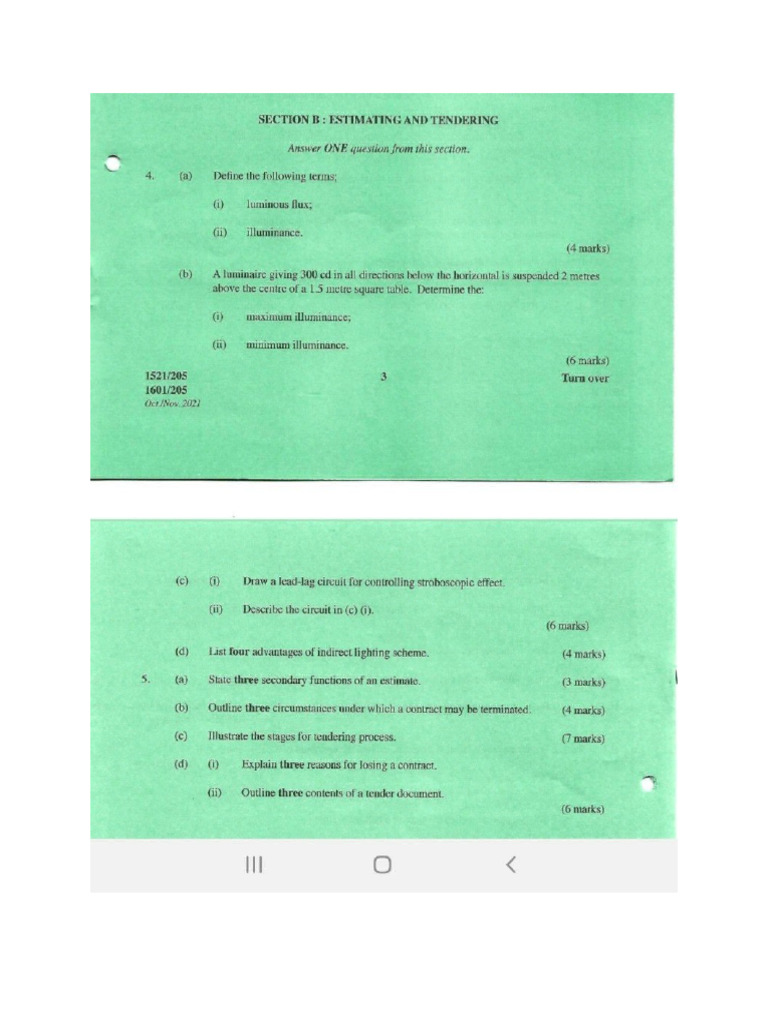 Estimation and Tendering | PDF