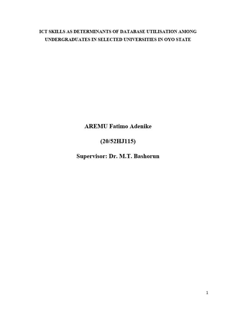Fatimo Chapter 1-3 R | PDF | Educational Technology | Survey Methodology