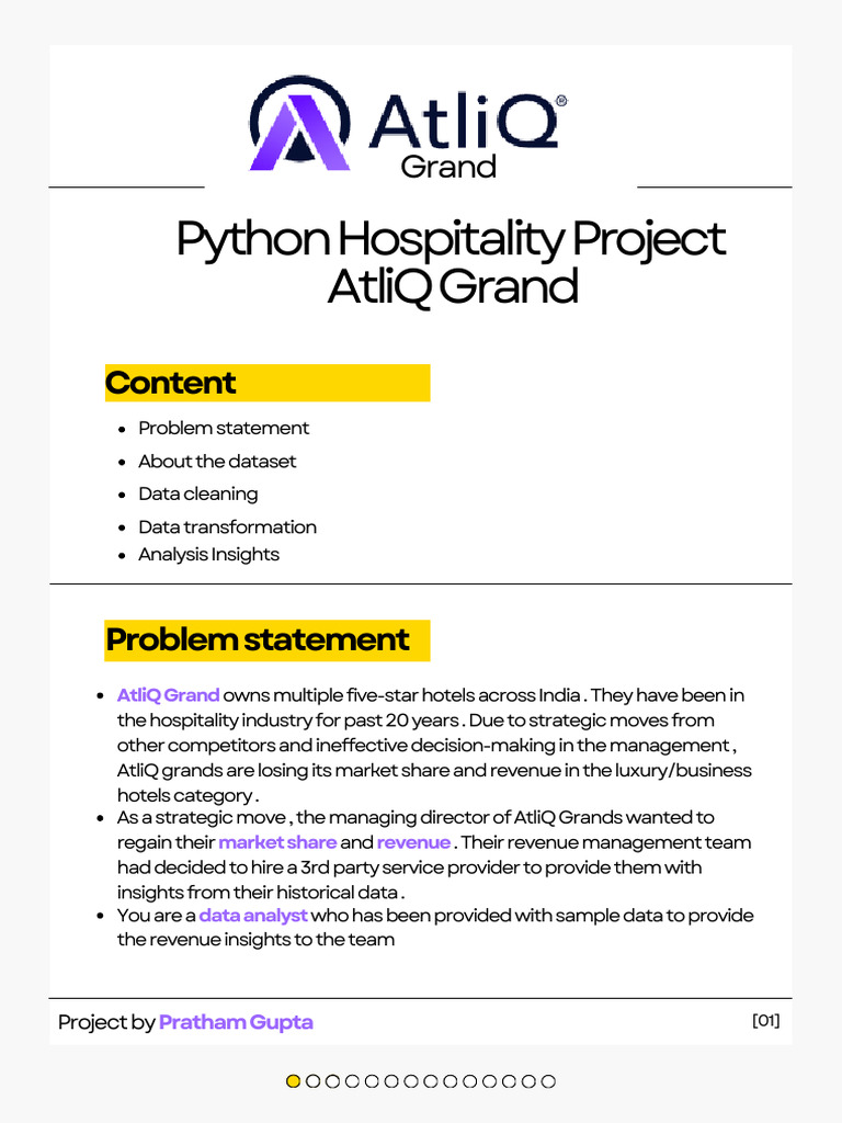Python Hospitality Data Analysis Project | PDF | Data Analysis | Data Python Hospitality Data Analysis Project | PDF | Data Analysis | Data