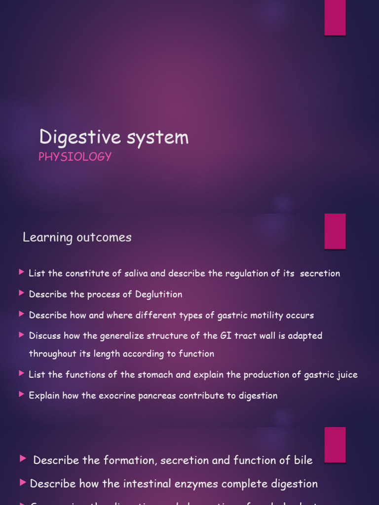 GI tract_function | PDF | Digestion | Stomach