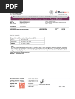 Thyrocare report | PDF | Creatinine | Clinical Medicine