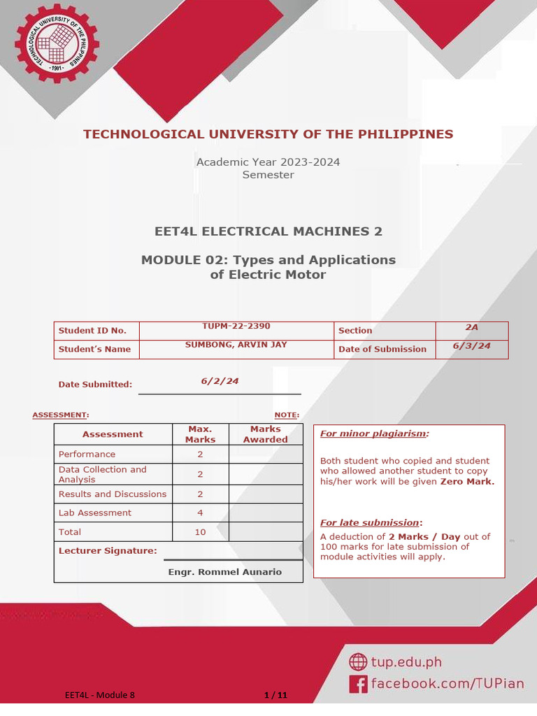 Electric Motor Types and Applications | PDF | Electric Motor ...