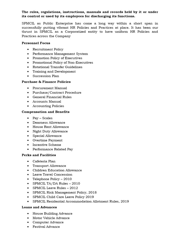 The Rules, Regulations, Instructions, Manuals and Records Held by It or ...