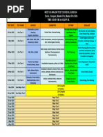 Davv Exam Time Table | PDF