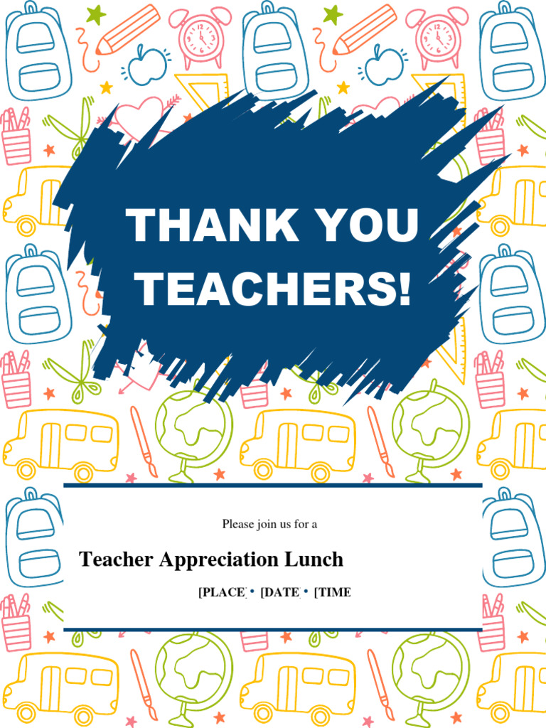 Teacher Appreciation Flyer | PDF