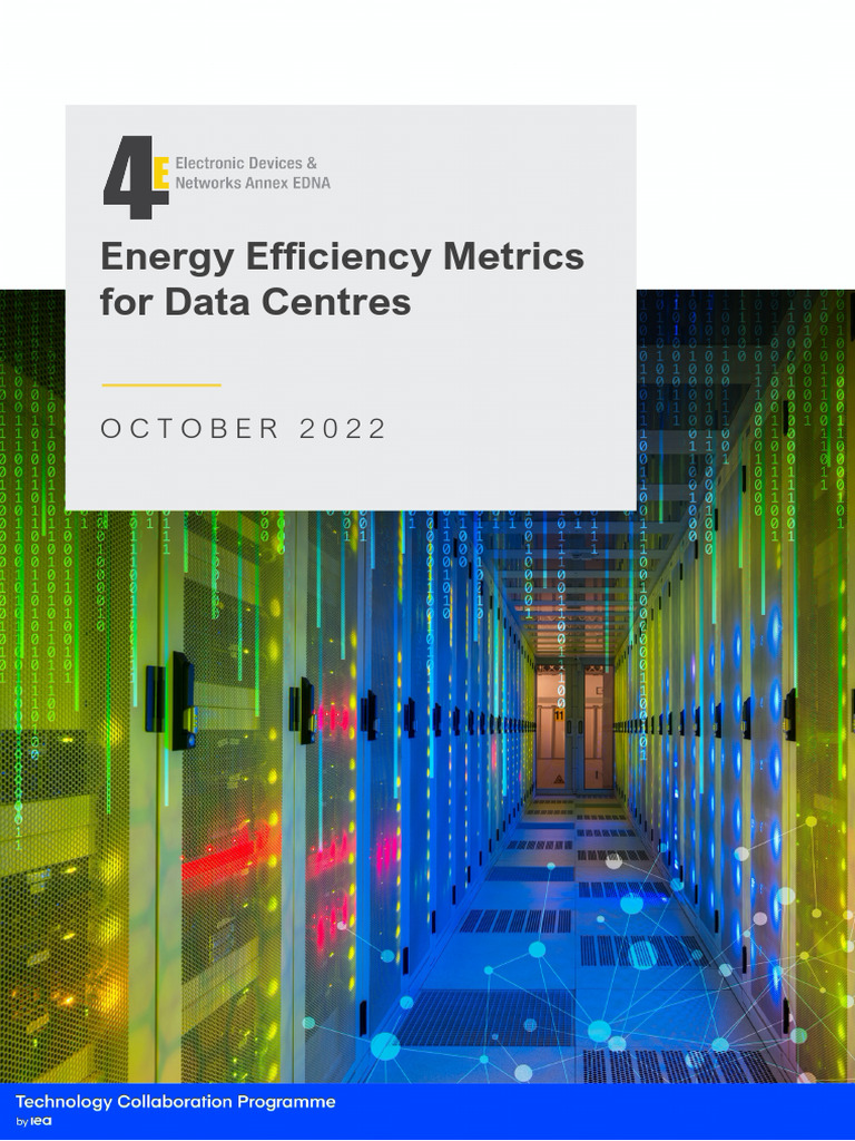EDNA Studies Metrics For Data Centre Efficiency Final | PDF | Data Center | Efficient Energy Use