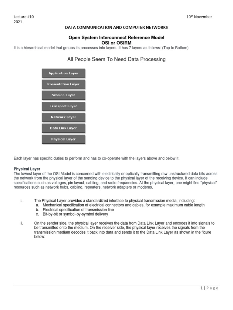 #10 - DCCN - Lecture 2021-11-10 | PDF | Osi Model | Network Topology #10 - DCCN - Lecture 2021-11-10 | PDF | Osi Model | Network Topology
