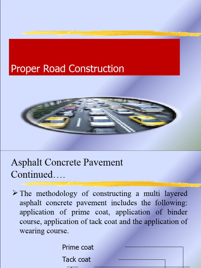 ROAD Construction ASPHALT | PDF | Road | Road Surface
