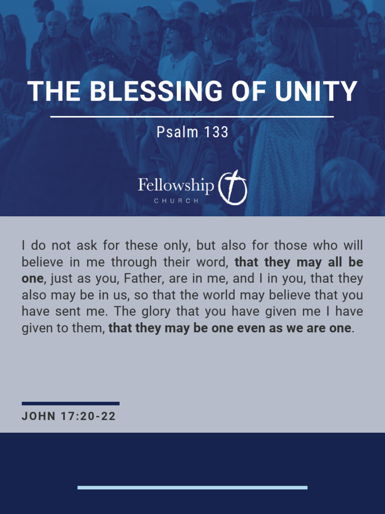 The Blessing of Unity Psalm 133 | Download Free PDF | Aaron | David