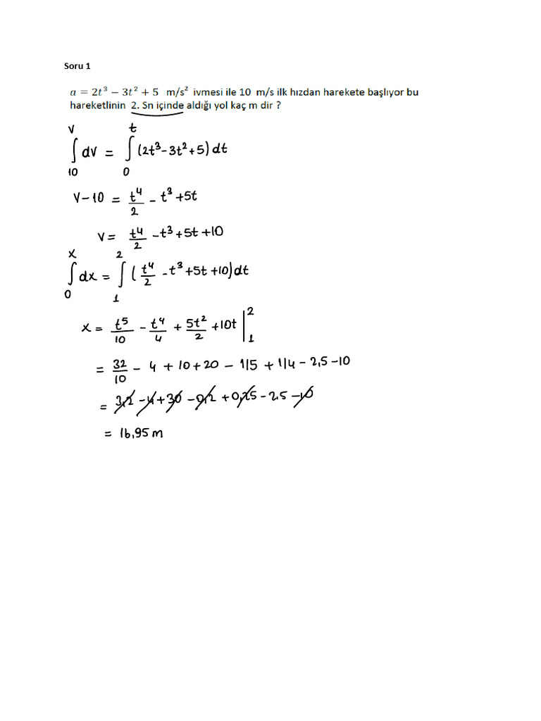 Odev 2 Fiz 101 | PDF