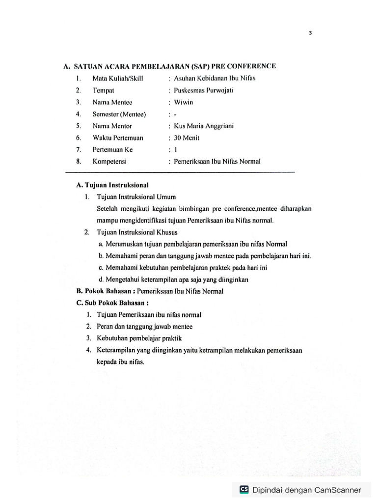 SAP PERSEPTORSHIP MENTORSHIP_KUS MARIA ANGGRIANI | PDF