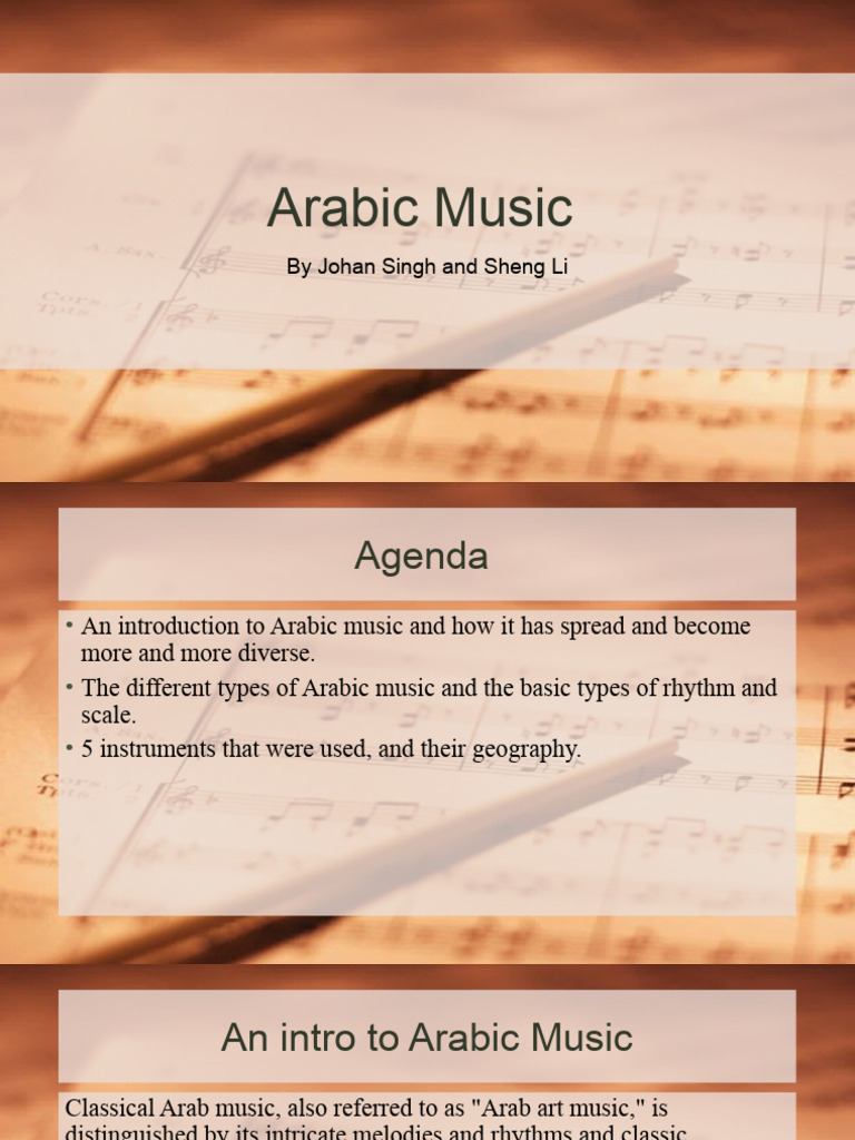 Overview of Arabic Music Types and Instruments | PDF