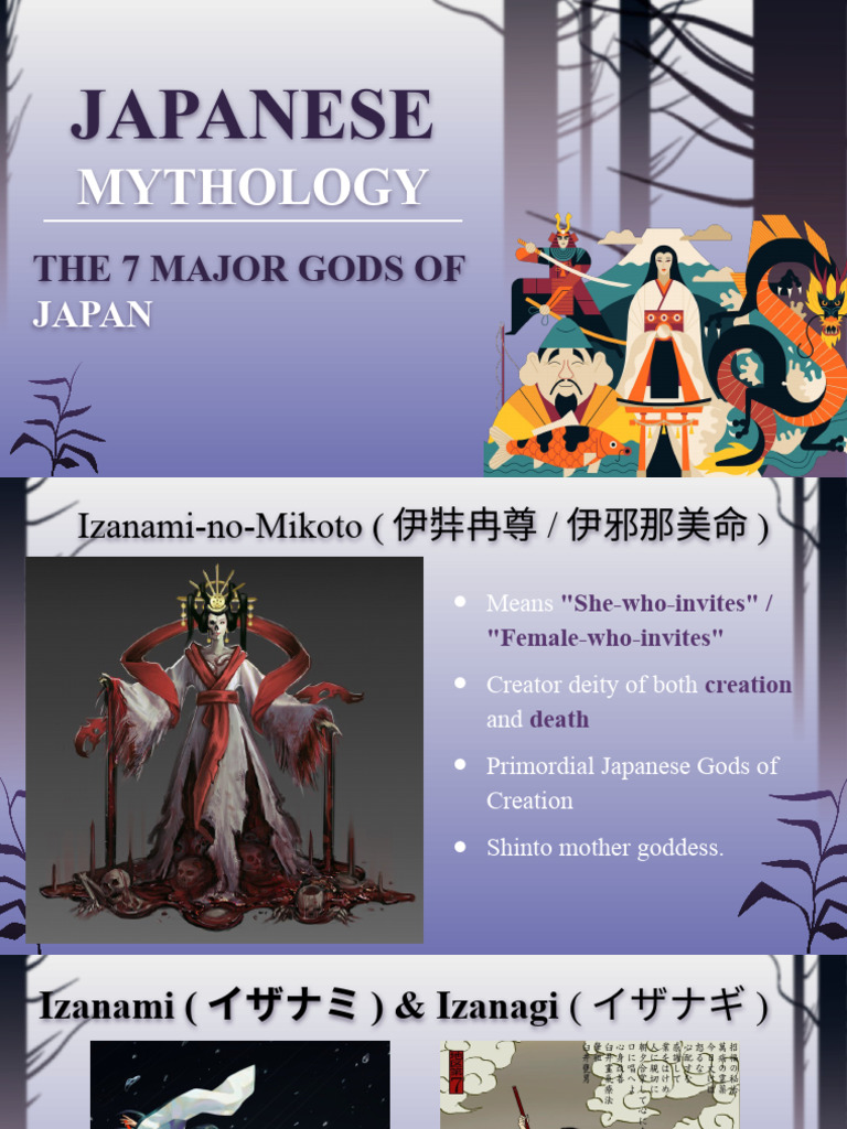 Japanese Club Activity (Japanese Mythology) | PDF | Shinto | Deities