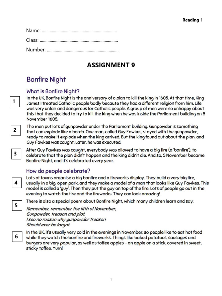 Assignment 9 | PDF | Guy Fawkes