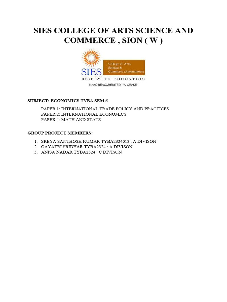 Economic Trade Trend Analysis | PDF | P Value | Regression Analysis