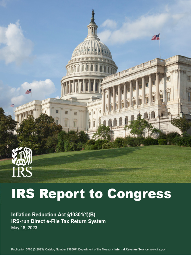 IRS Direct File Report to Congress 2023 | PDF | Internal Revenue ...