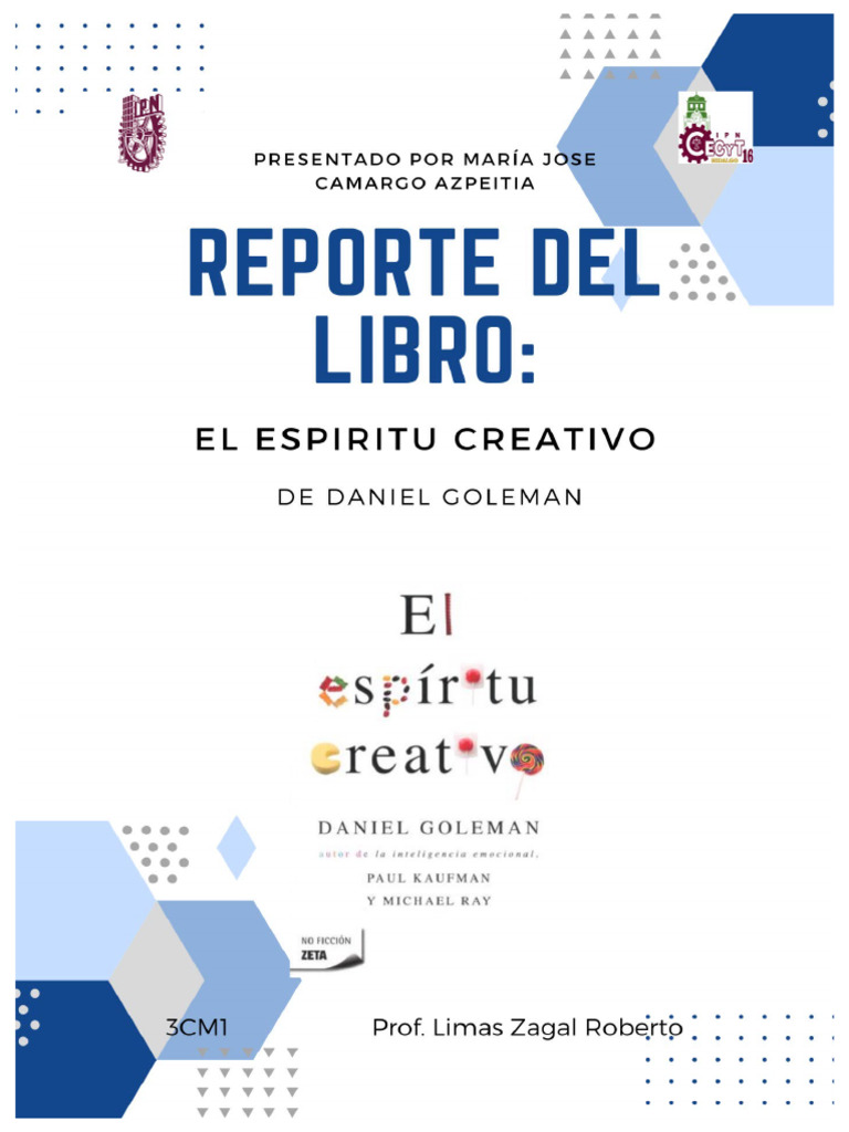 El Espíritu Creativo de Goleman | PDF | Creatividad | Mente
