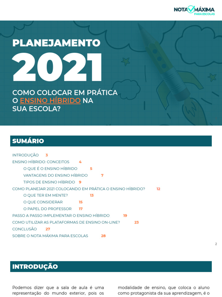 Como Colocar em Prática o Ensino Híbrido Na Sua Escola | PDF | Aprendizado | Pedagogia