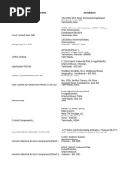 Perundurai SIPCOT Industries List | PDF | Textiles | Dyeing