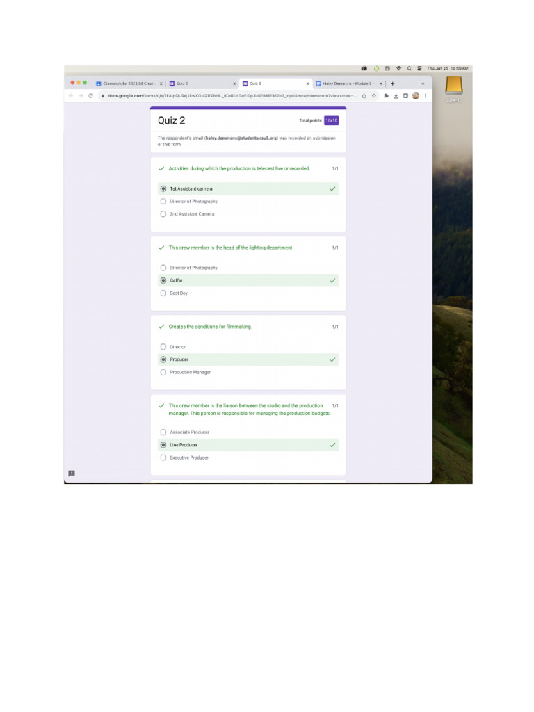 Quiz Screenshots | PDF