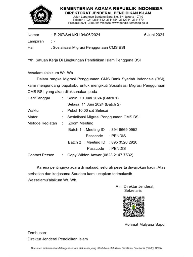 Sosialisasi Migrasi CMS BSI | PDF