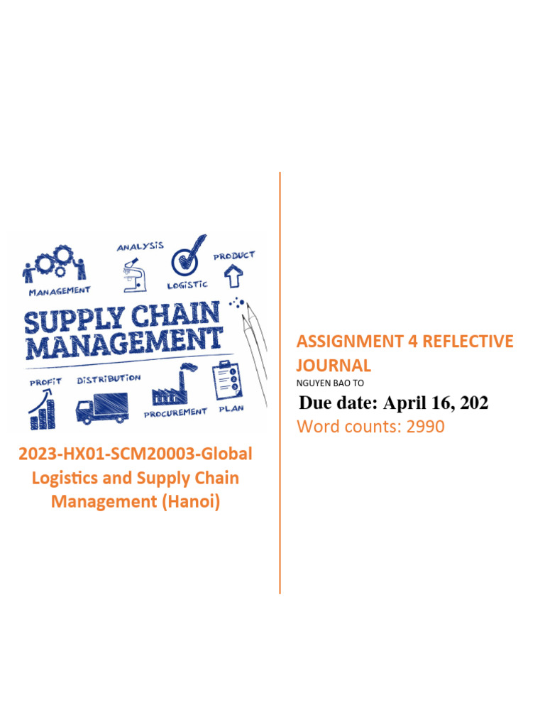 SCM20003 | PDF | Internet Of Things | Supply Chain Management