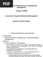Watershed Boundary Delineation Guide | PDF | Contour Line | Drainage Basin