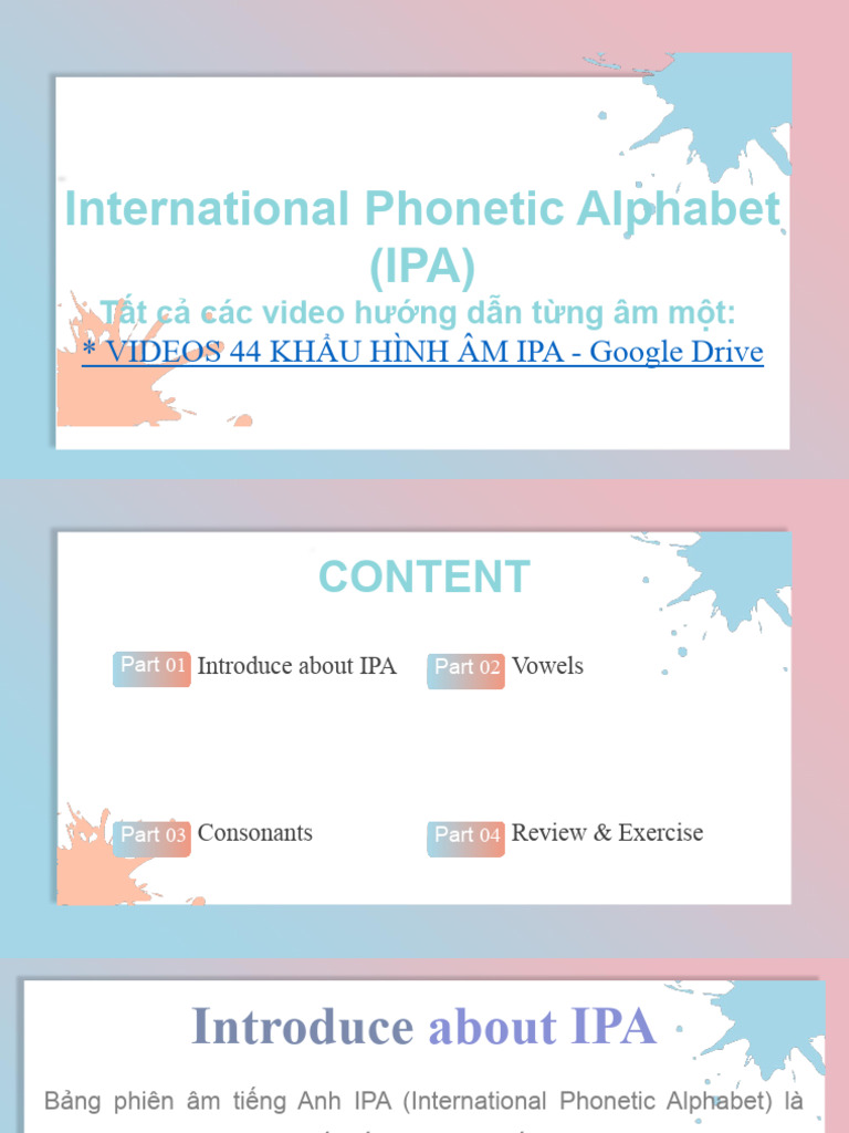 IPA PPT Lesson | PDF